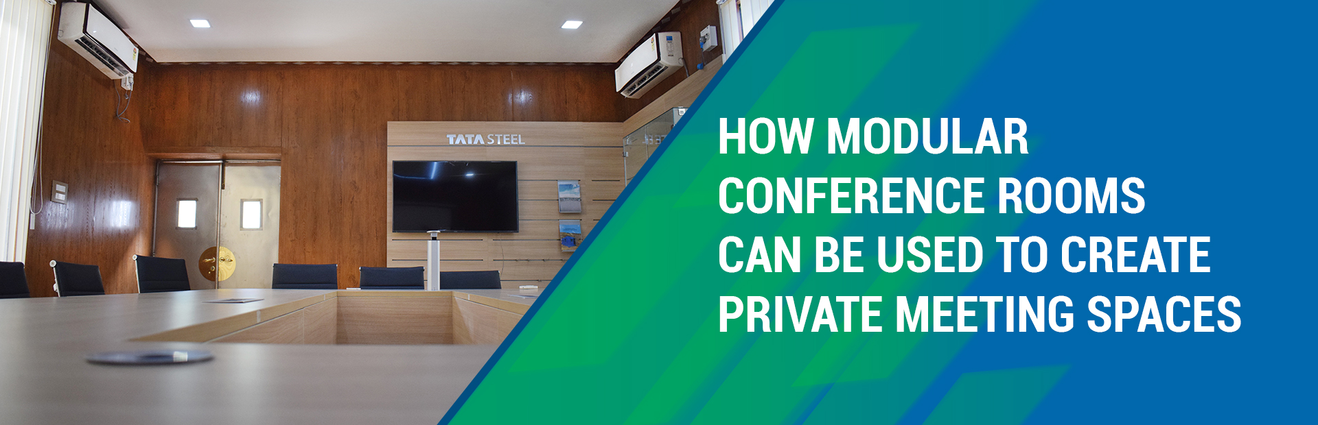 Create a private meeting space with modular conference rooms - Tata ...